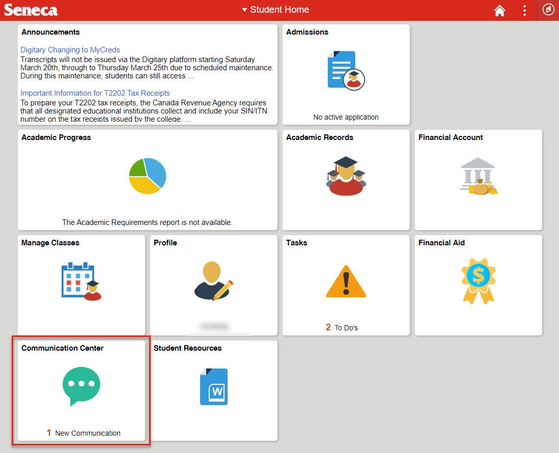 Graduation Letter | Convocation | Seneca Students