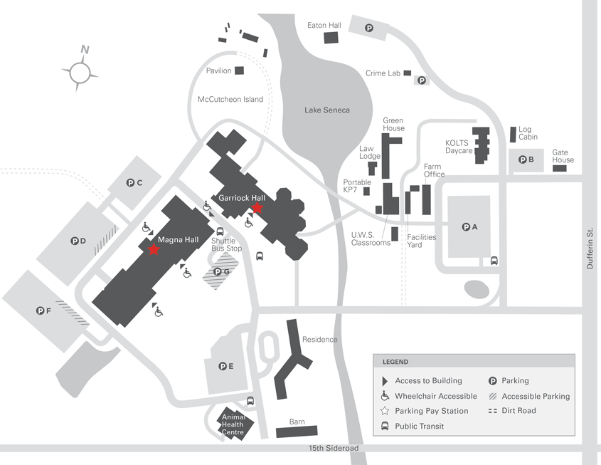 King Parking Map | Parking | Seneca Students
